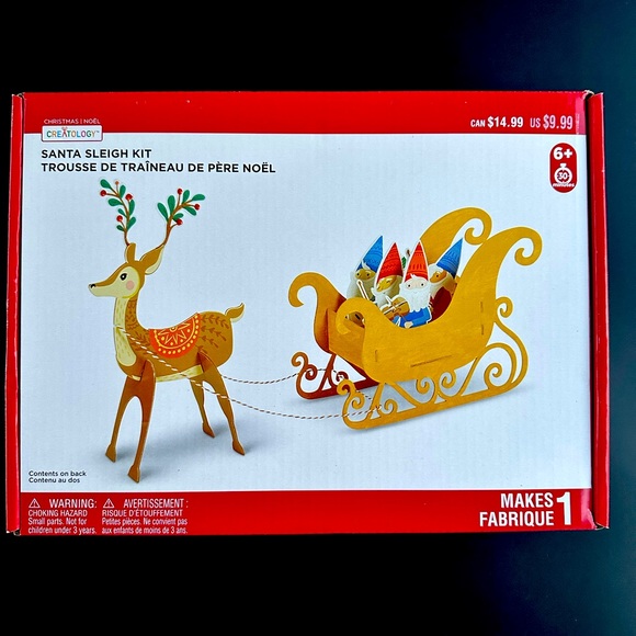 Toys | Creatology Santa Sleigh Diy Christmas Craft Kit | Poshmark